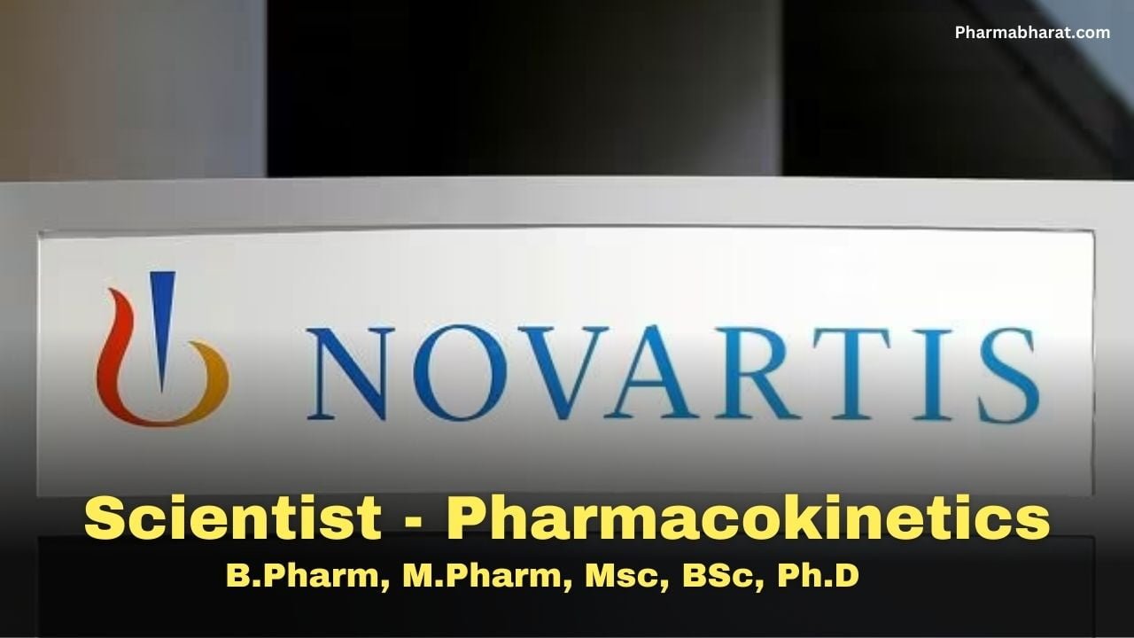 Novartis Is Hiring Pharmacokinetics Scientist