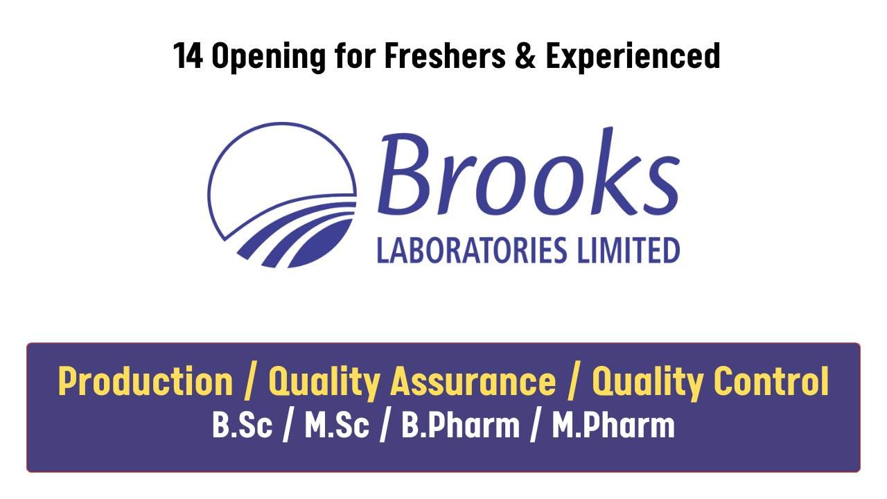 Brooks Steriscience Hiring for Production / QA/ QC - Positions: 14