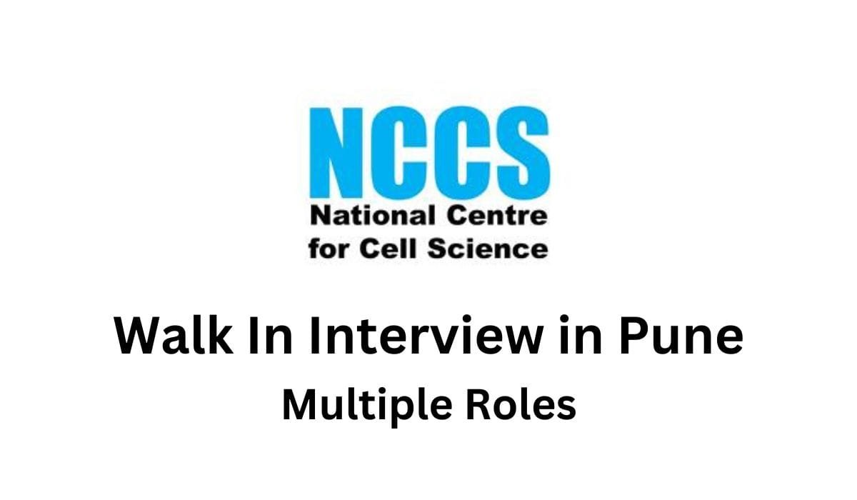 Walk in Interview in Pune for Multiple Positions National Centre for ...