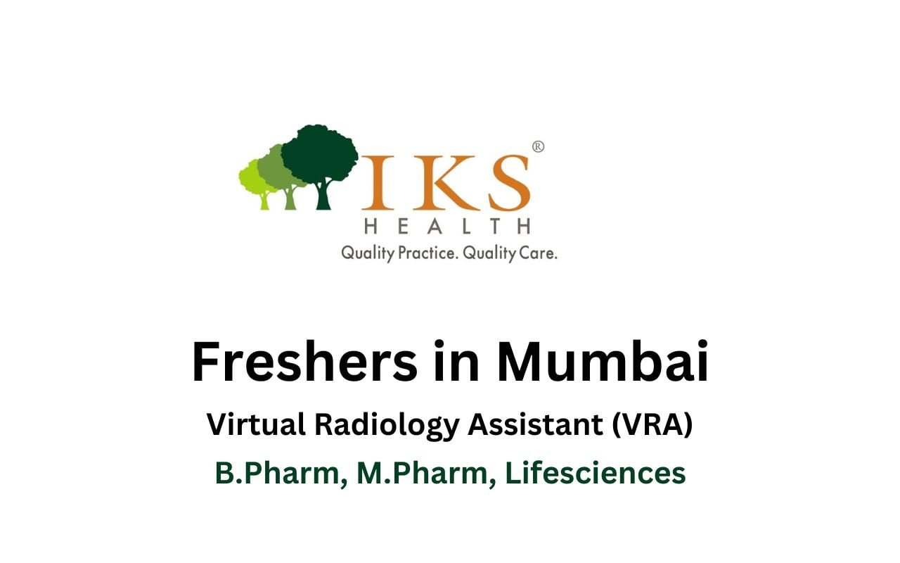 IKS Health Hiring Freshers in Mumbai | HR Contact Is given