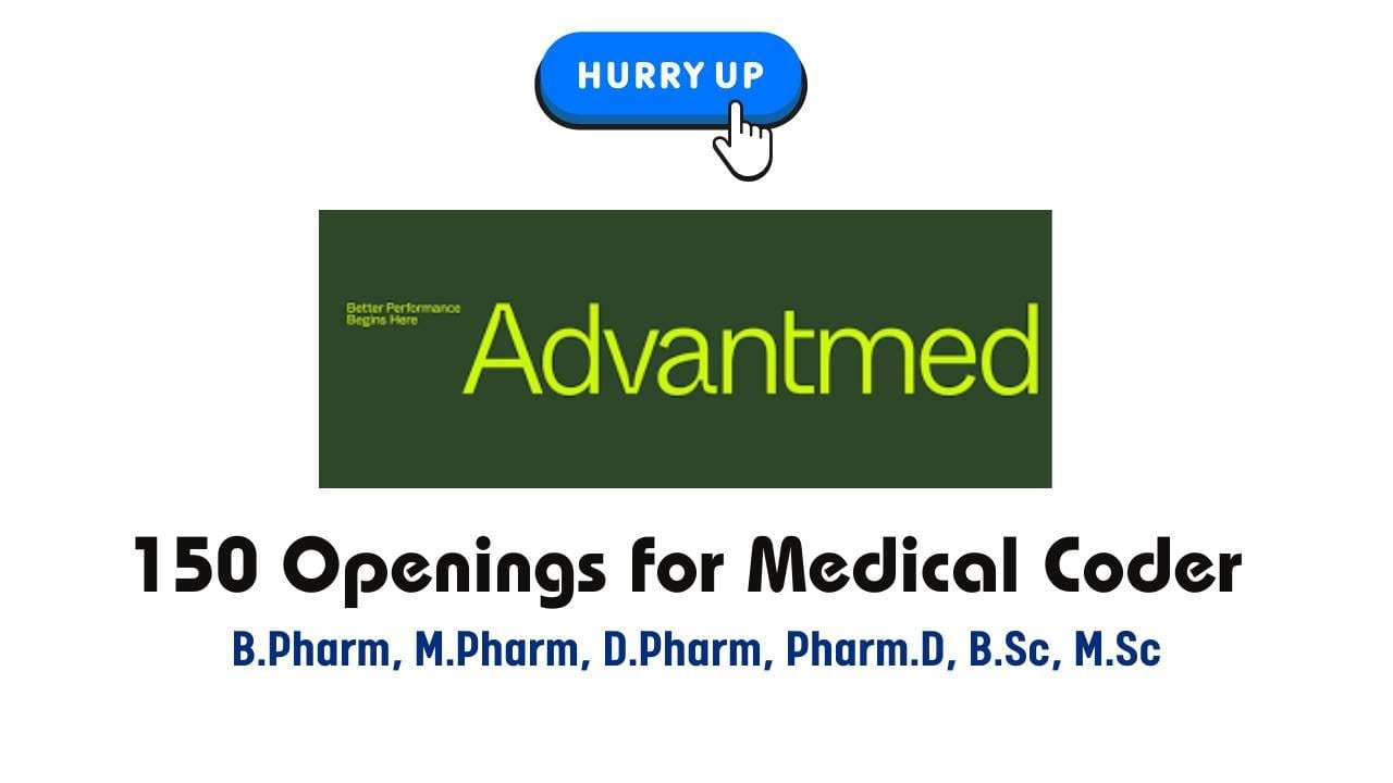 [150 Openings] Advantmed Hiring for Medical Coder @Pune