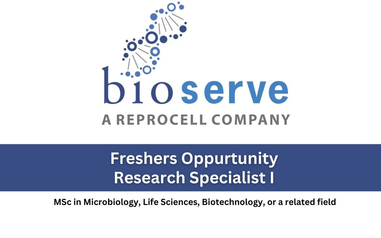 BioServe (Reprocell) as a Research Specialist I – A Perfect Opportunity ...
