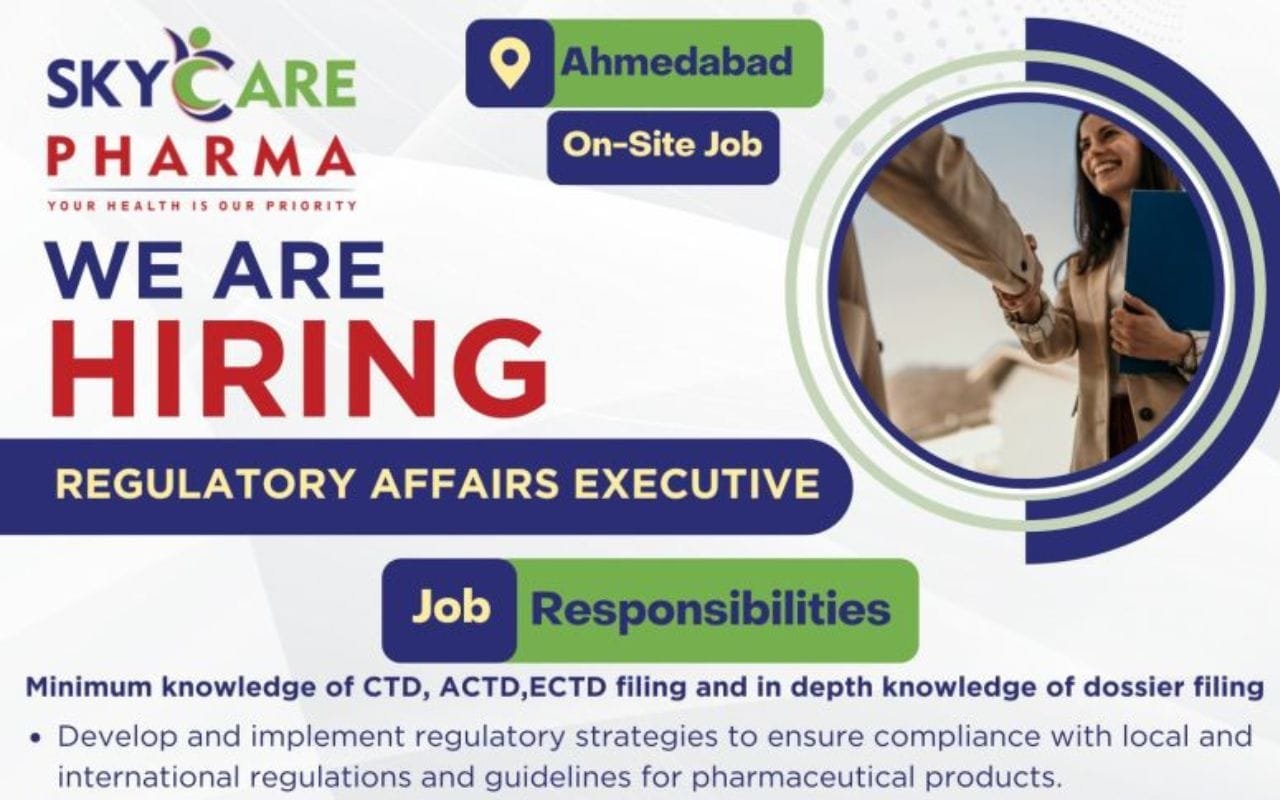 Skycare Pharma Hiring in Regulatory Affairs