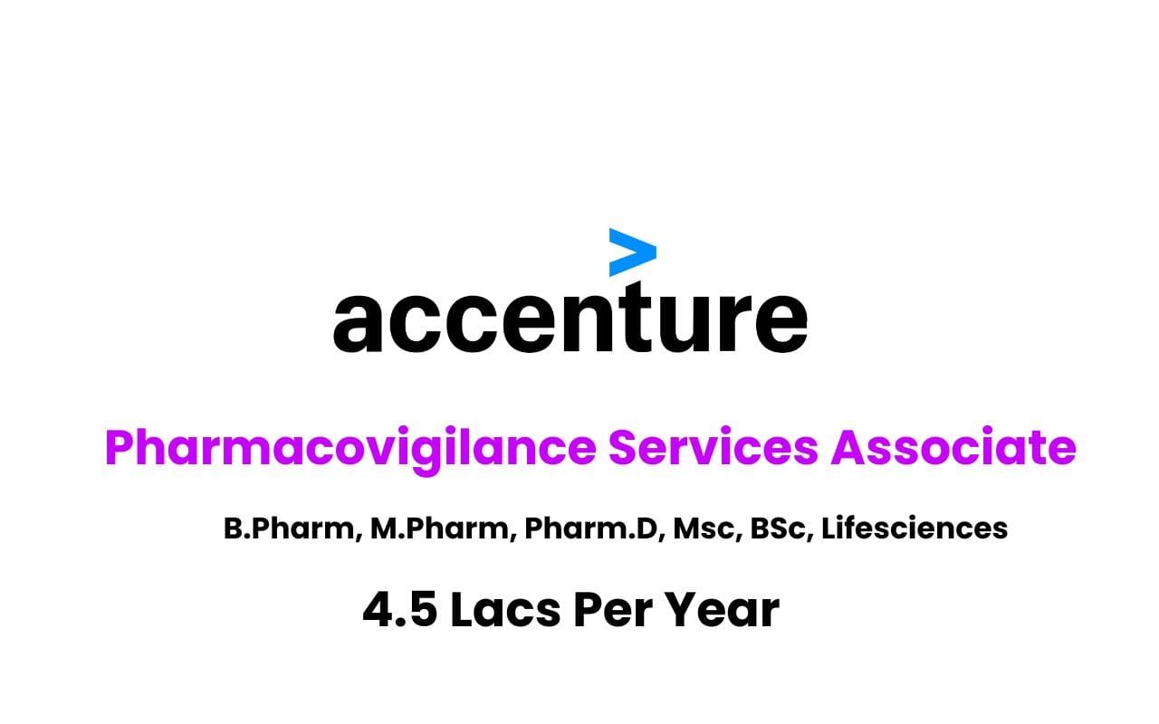 Accenture Hiring in Pharmacovigilance