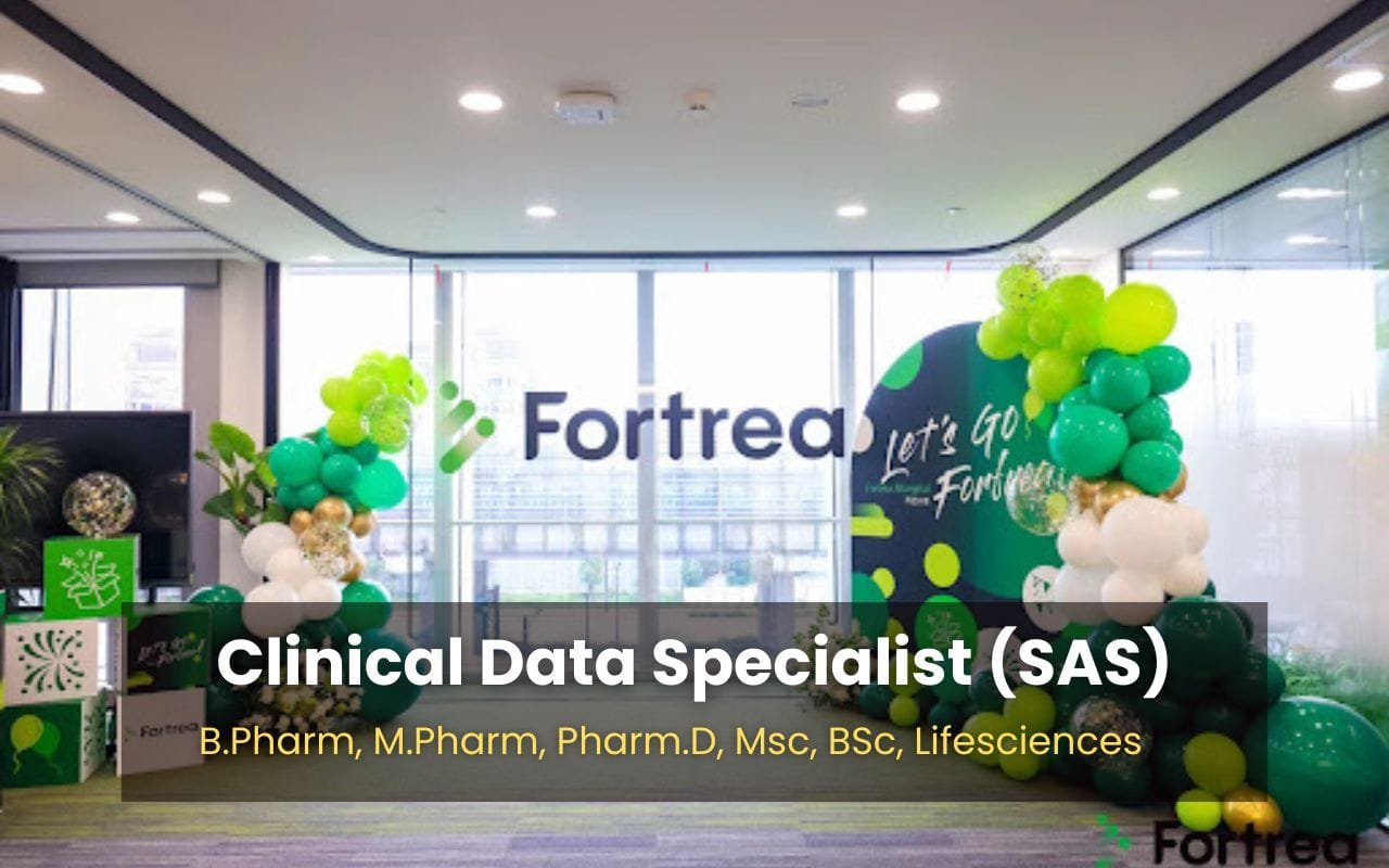 Fortrea Hiring In Clinical Data Management Sas