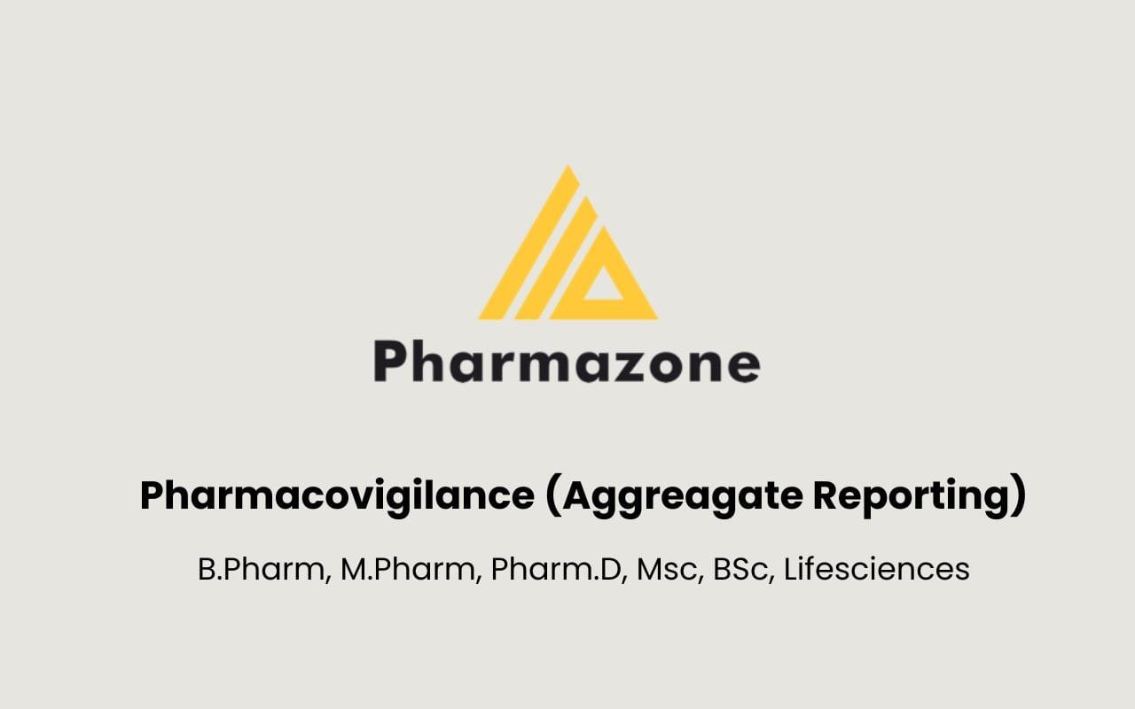 Pharmazone Hiring in Pharmacovigilance