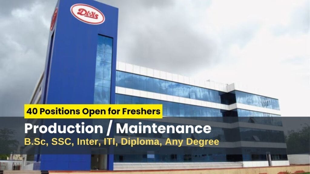 [40 Positions Open] Satyadivis Pharma (Divis) Hiring Freshers for ...