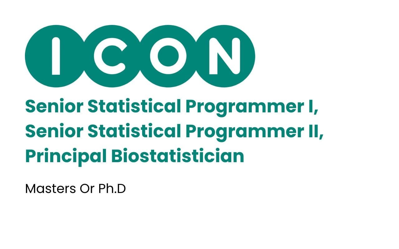Icon Plc Hiring For Statistical Programmers