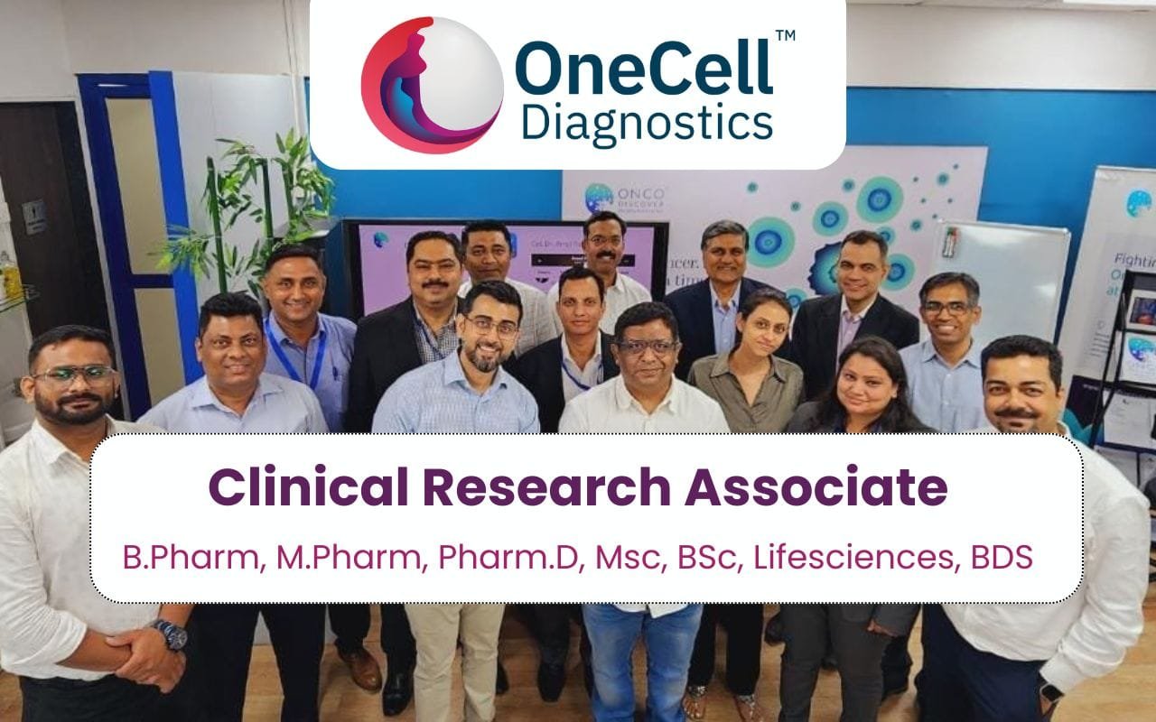 OneCell Diagnostics Hiring For Clinical Research Associate