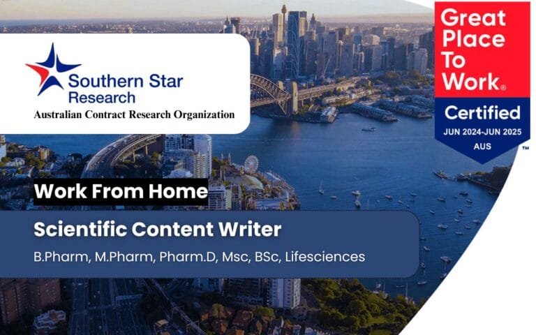Southern Star Research CRO Hiring for Scientific Writer (remote)