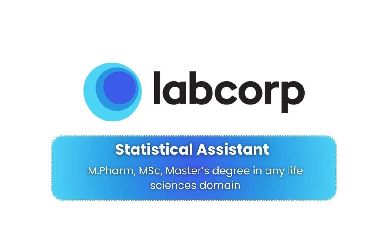 Labcorp Hiring Statistical Assistant