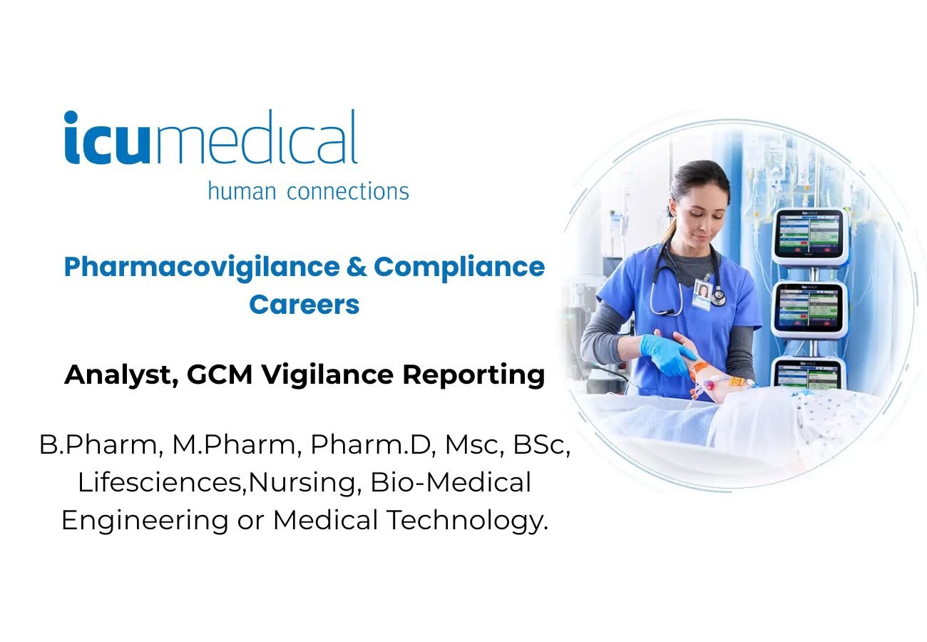 Pharmacovigilance & Compliance Career - ICU Medical
