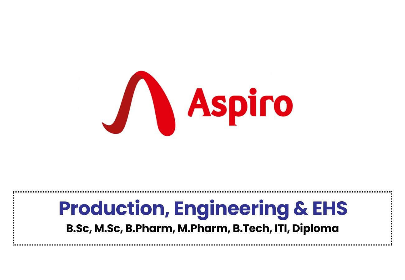 Aspiro Pharma Walk-In Drive 2025: Production, Engineering & EHS Jobs ...