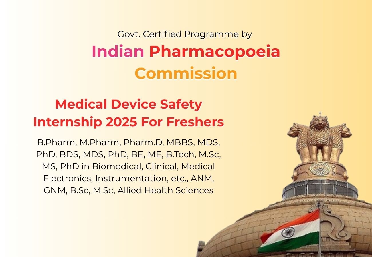 Medical Device Safety Internship 2025 – Govt. Certified Programme by ...