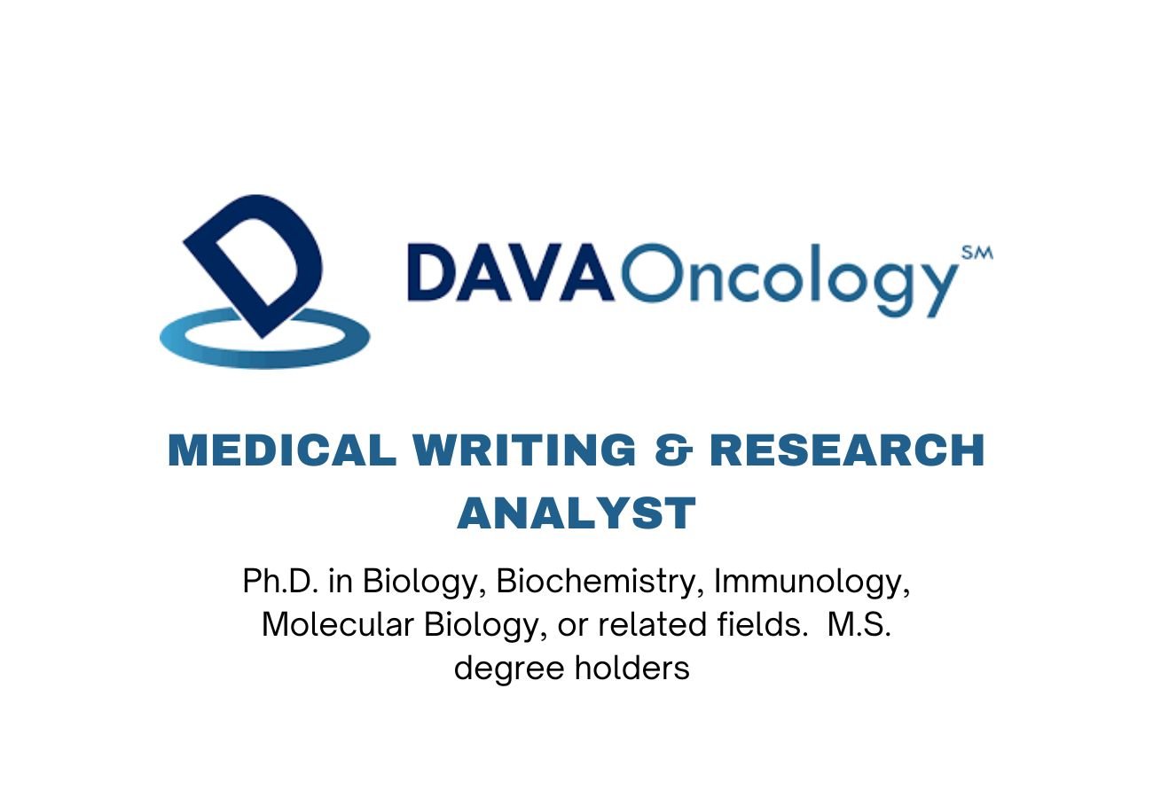Remote Medical Writing & Research Analyst Job at DAVA Oncology