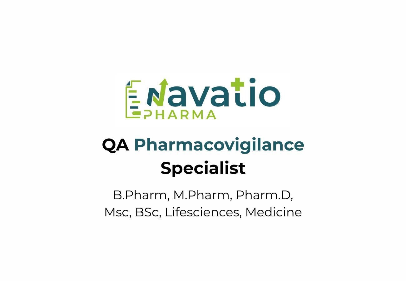 Navatio Pharma Hiring for Pharmacovigilance Role