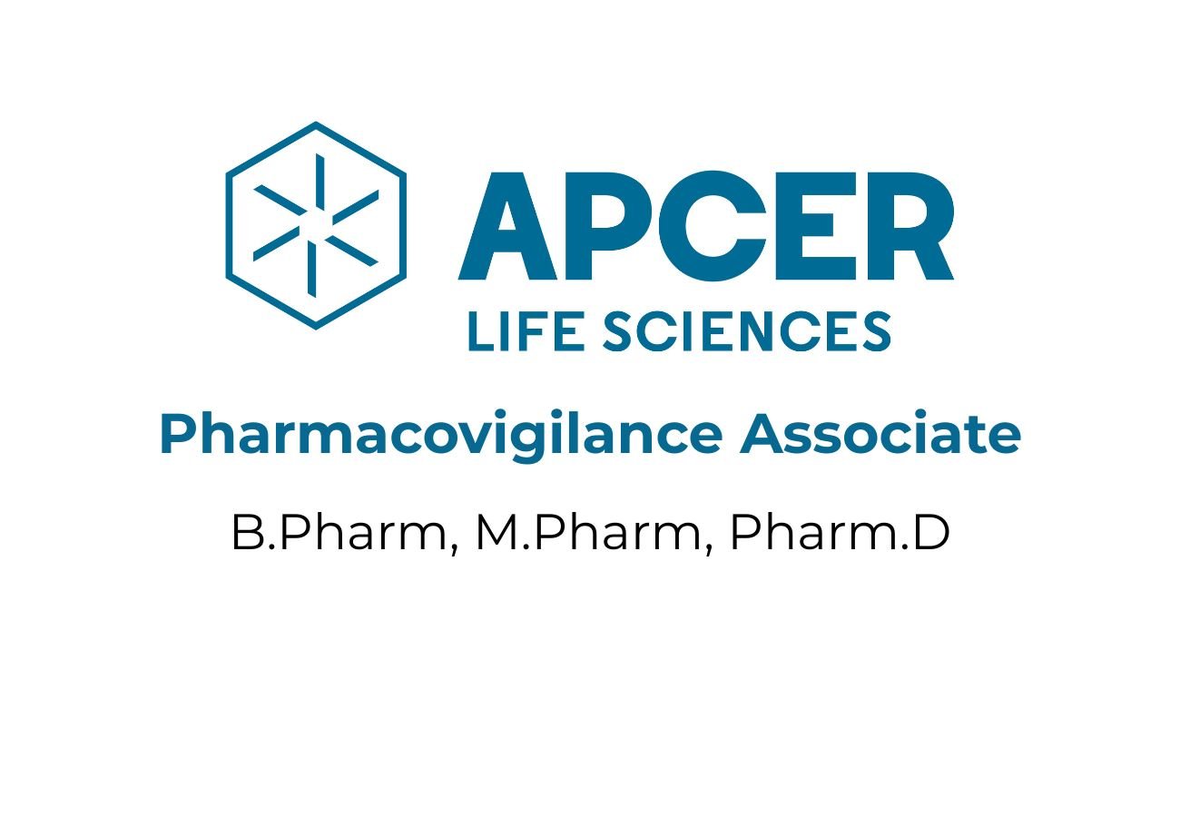 Pharmacovigilance Associate Job in Apcer Lifesciences