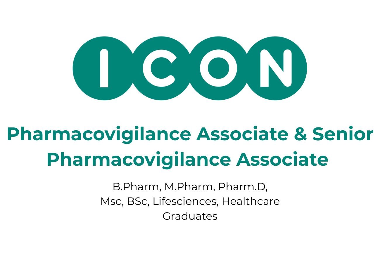 ICON Hiring Pharmacovigilance Associates