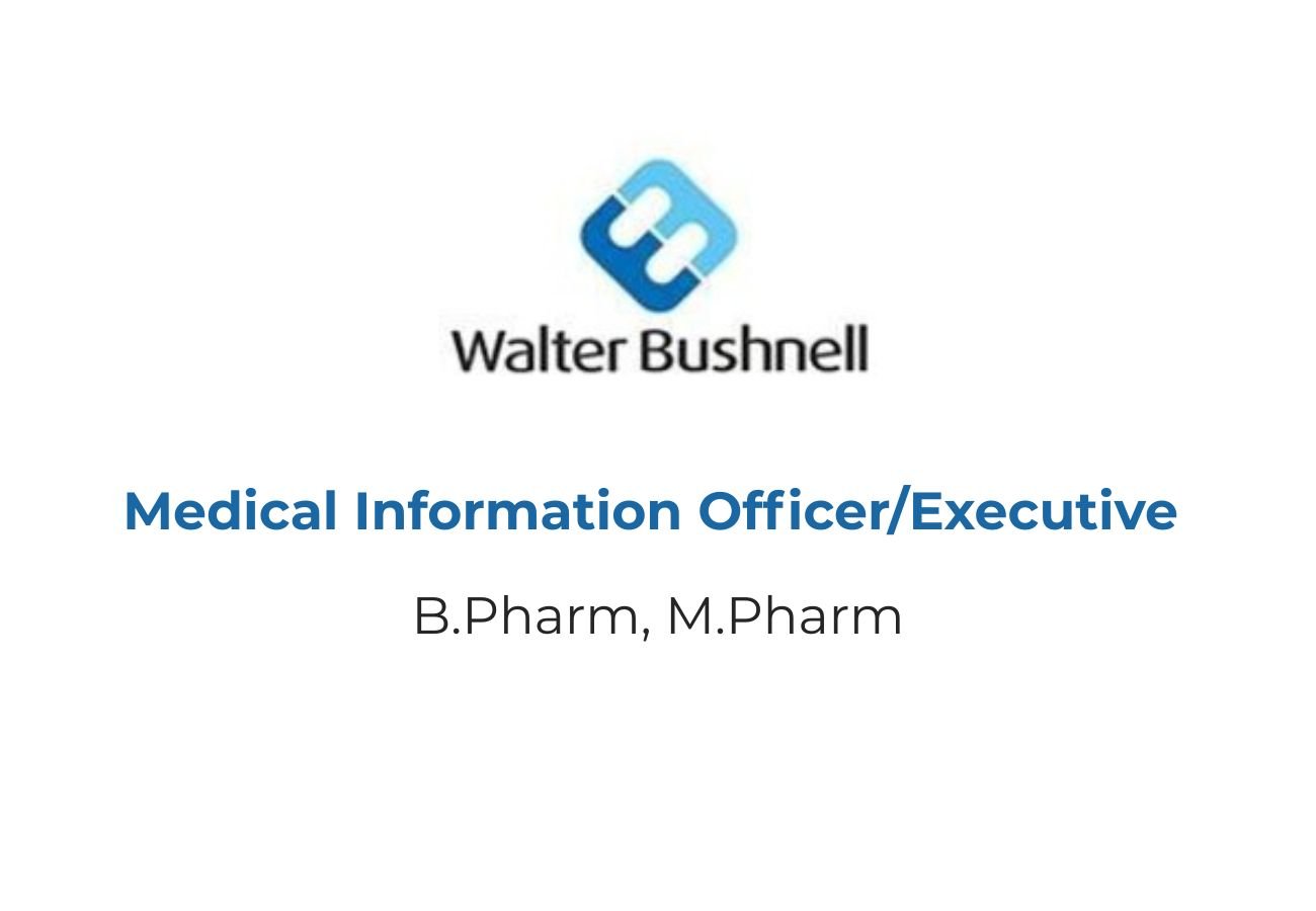 Walter Bushnell Hiring Medical Information Officer/Executive
