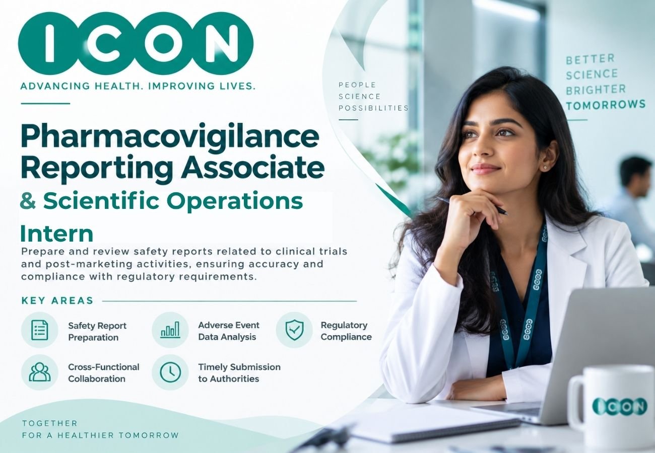 ICON plc Hiring Pharmacovigilance Reporting Associate and Scientific ...